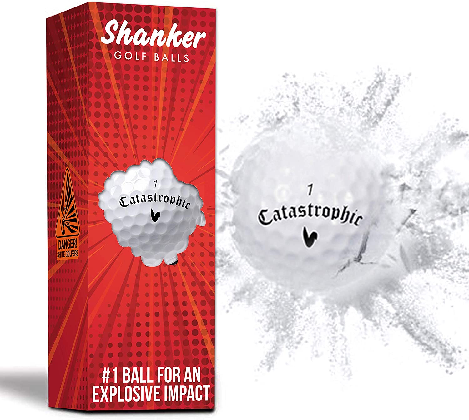Exploding Golf Balls - Shanker Golf - #1 Ball for An Explosive Impact